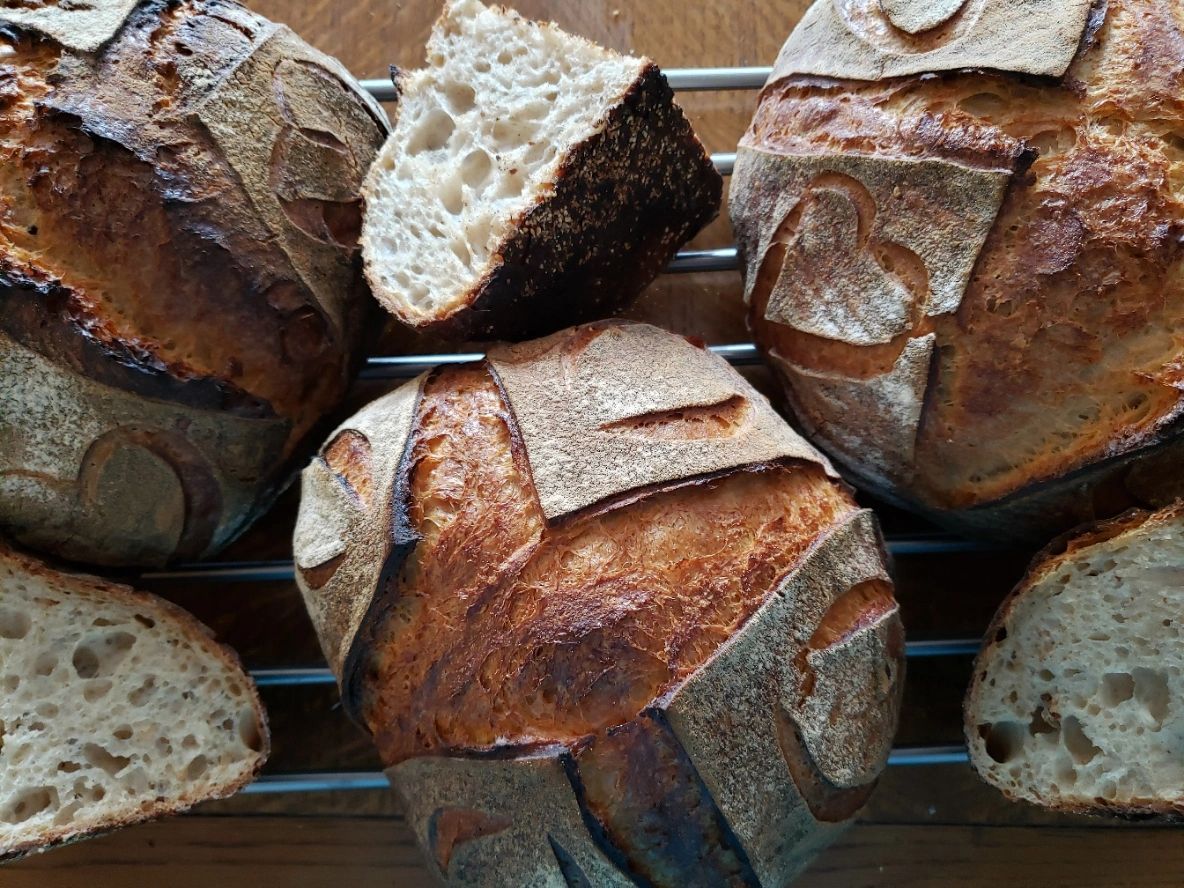 Naturally Fermented Sourdough Bread